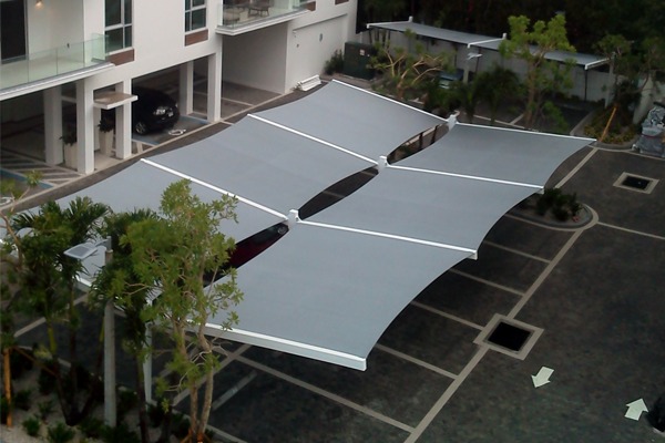 Shade Structure for Green Parking Lots - Apollo Sun Guard