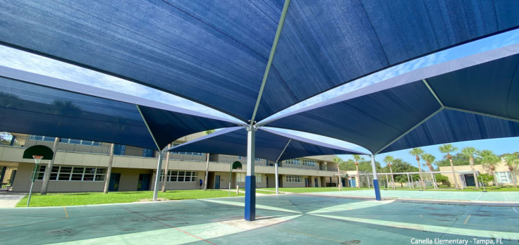Shade Structures for Outdoor Classrooms - Apollo Sun Guard